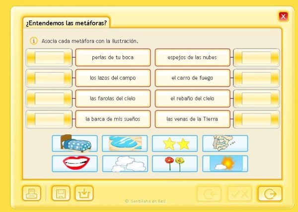 METÁFORA Y METONIMIA | Recursos Interactivos para Lengua de Primaria