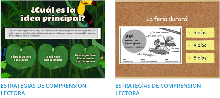 JUEGOS DE COMPRENSIÓN LECTORA | Recursos Interactivos para Lengua de ...