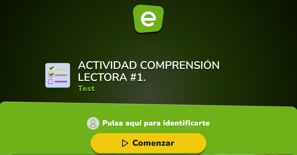 TEST DE COMPRENSIÓN LECTORA | Recursos Interactivos para Lengua de Primaria