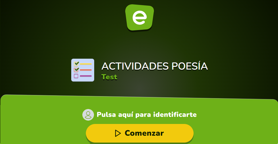 ACTIVIDADES POESÍA | Recursos Interactivos para Lengua de Primaria