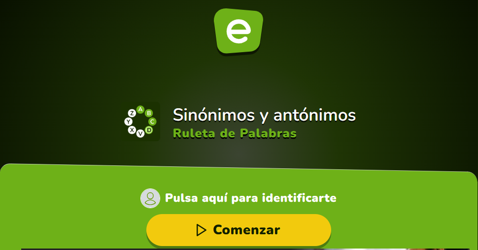 RULETA DE PALABRAS | Recursos Interactivos para Lengua de Primaria