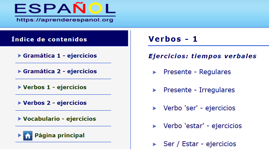 VERBOS | Recursos Interactivos para Lengua de Primaria
