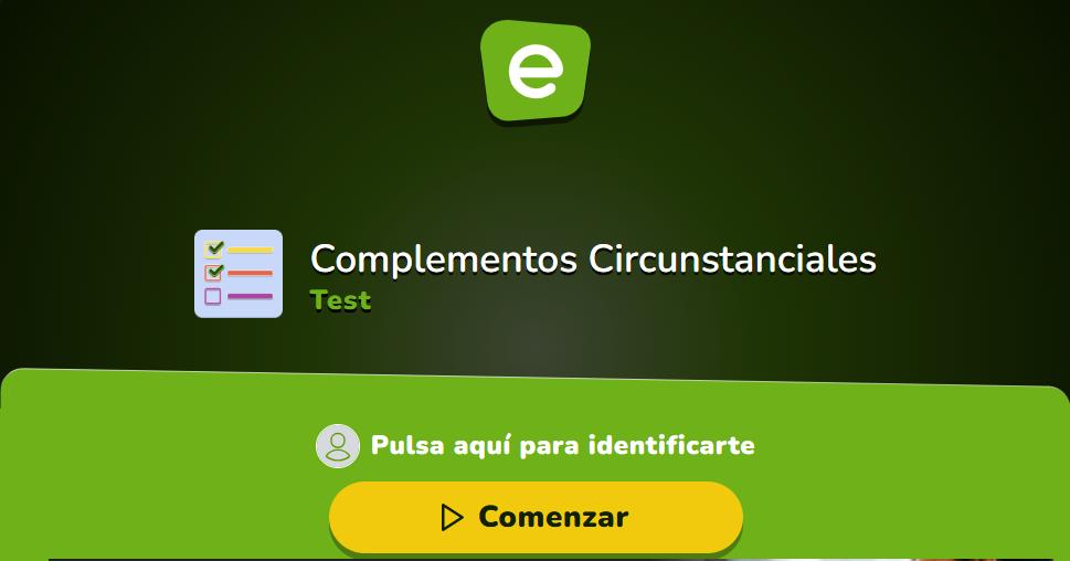 COMPLEMENTO CIRCUNSTANCIAL | Recursos Interactivos para Lengua de Primaria