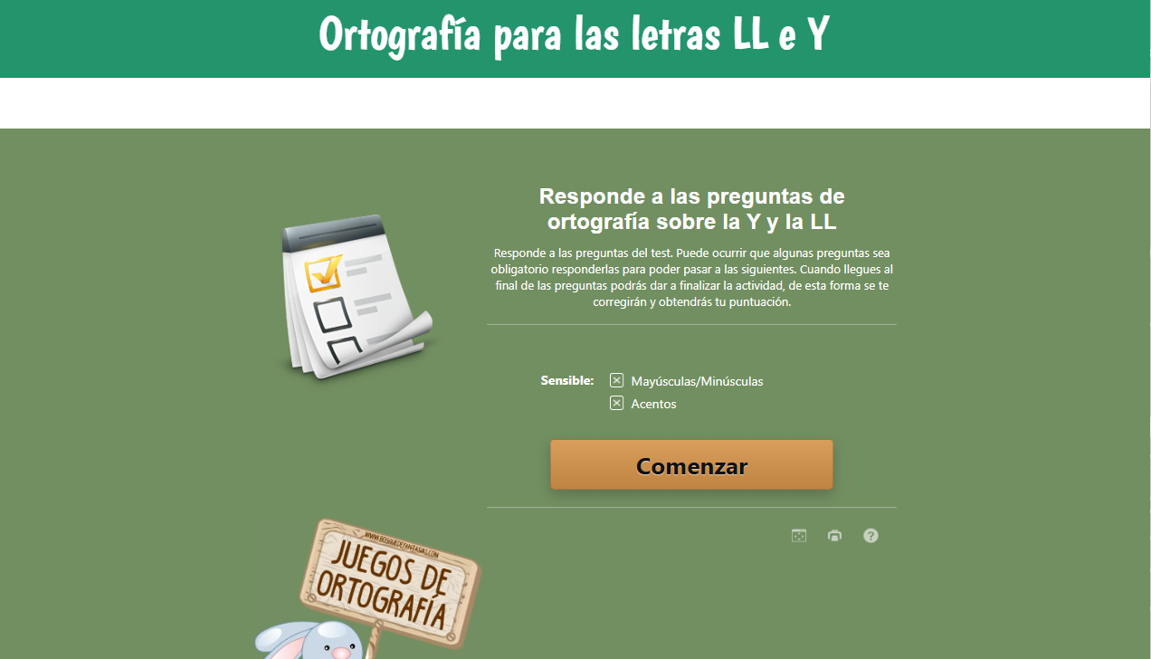 ORTOGRAFÍA DE LL/Y | Recursos Interactivos para Lengua de Primaria