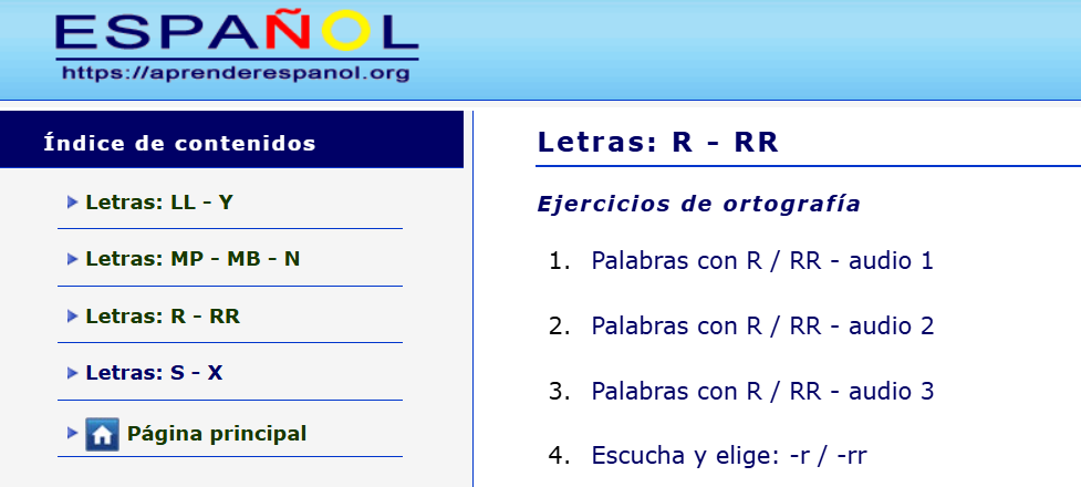 PALABRAS CON R/RR | Recursos Interactivos para Lengua de Primaria
