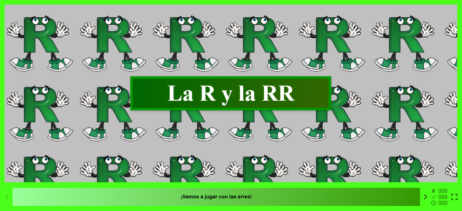 PALABRAS CON R/RR | Recursos Interactivos para Lengua de Primaria