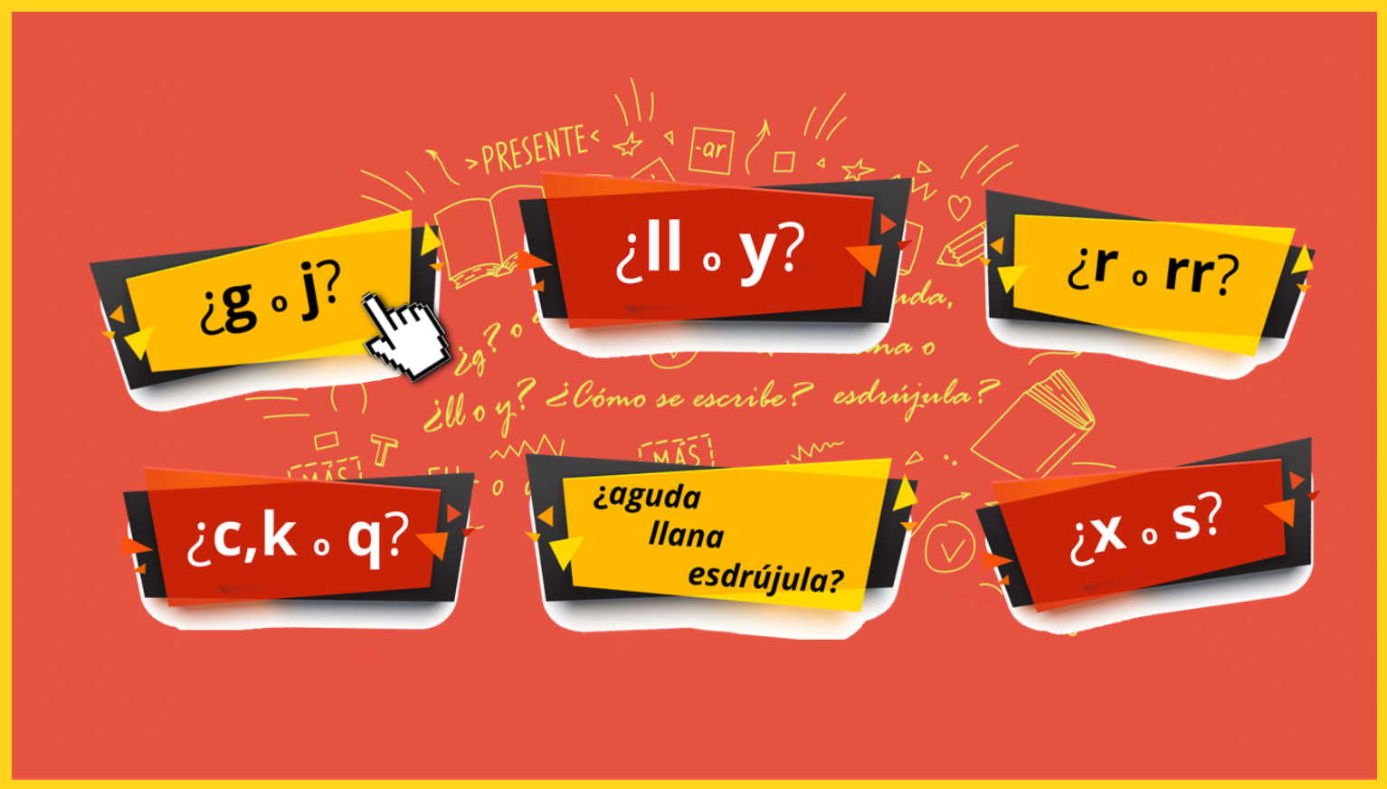 ORTOGRAFÍA DE ALGUNAS LETRAS | Recursos Interactivos para Lengua de ...