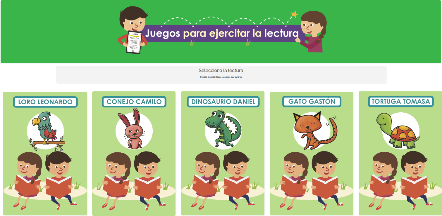 JUEGOS PARA EJERCITAR LA LECTURA | Recursos Interactivos para Lengua de ...